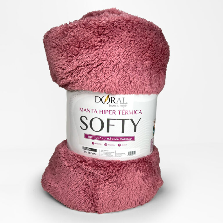 Manta Softy Lisa / Malva - Doral | BUALE