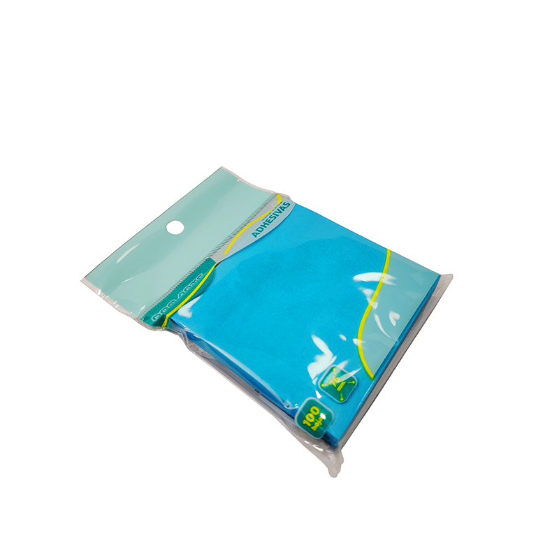 Notas Adhesivas Papel Celeste 100H. 7,6X7,6cms. - Proarte | BUALE