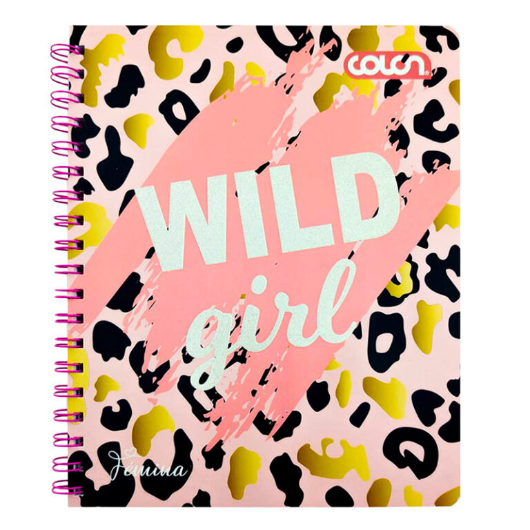 Cuaderno Universitario Femina 7mm 100Hojas / Wild Girl - Colón | BUALE