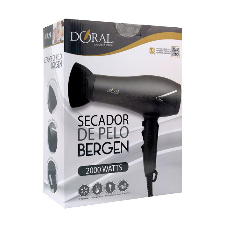 Secador de Pelo Bergen / Gris - Doral - BUALE